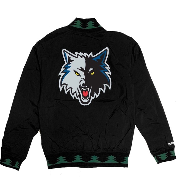 Mitchell & Ness | Jackets & Coats | Minnesota Timberwolves 99798 Warm ...